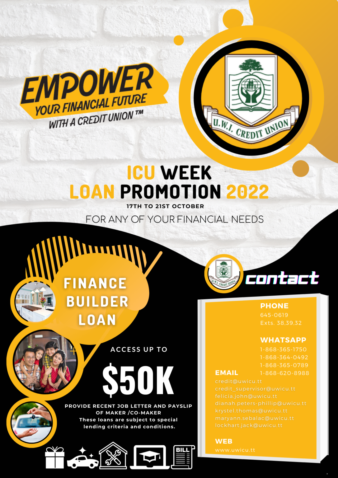 JOINT CREDIT UNION SHARED BRANCHING UWI Credit Union joint-credit-union-shared-branching-uwi-credit-union